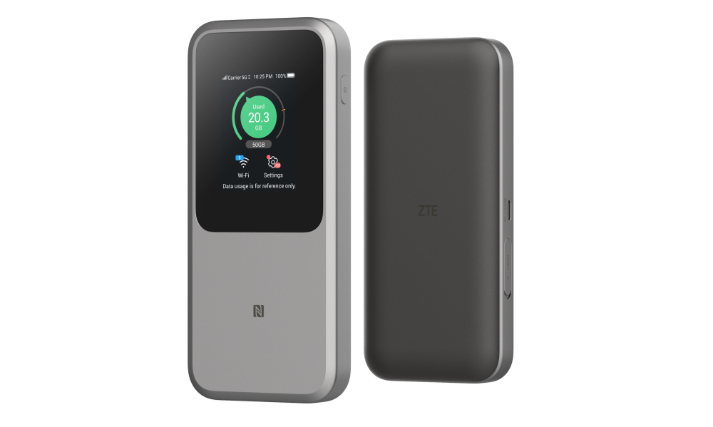 ZTE MU5120 MiFi Galet 5G 4G WiFi 6 batterie 10000mAh avec charge rapid ...