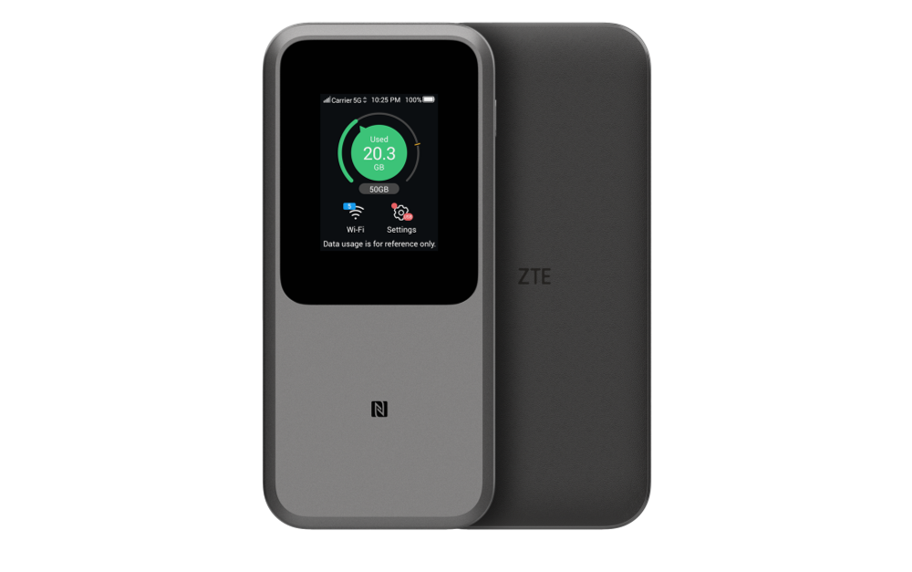 ZTE MU5120 MiFi Galet 5G 4G WiFi 6 batterie 10000mAh avec charge rapid ...